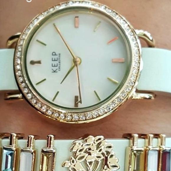 KEEP Collective | Accessories | New Keep Collective Pave Round Gold ...